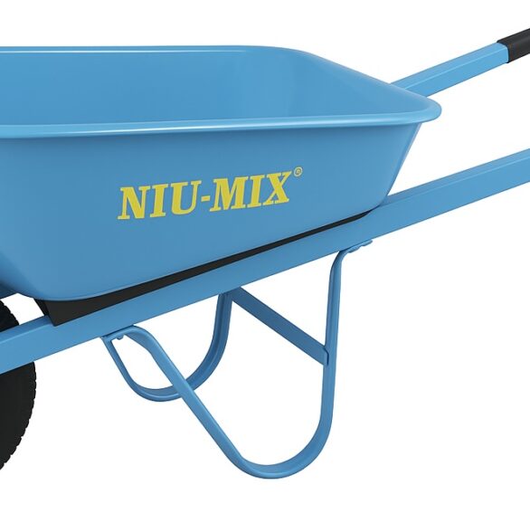 Wheelbarrow - Heavy Duty Blue - with Narrow Pneumatic Tyre | Australian ...